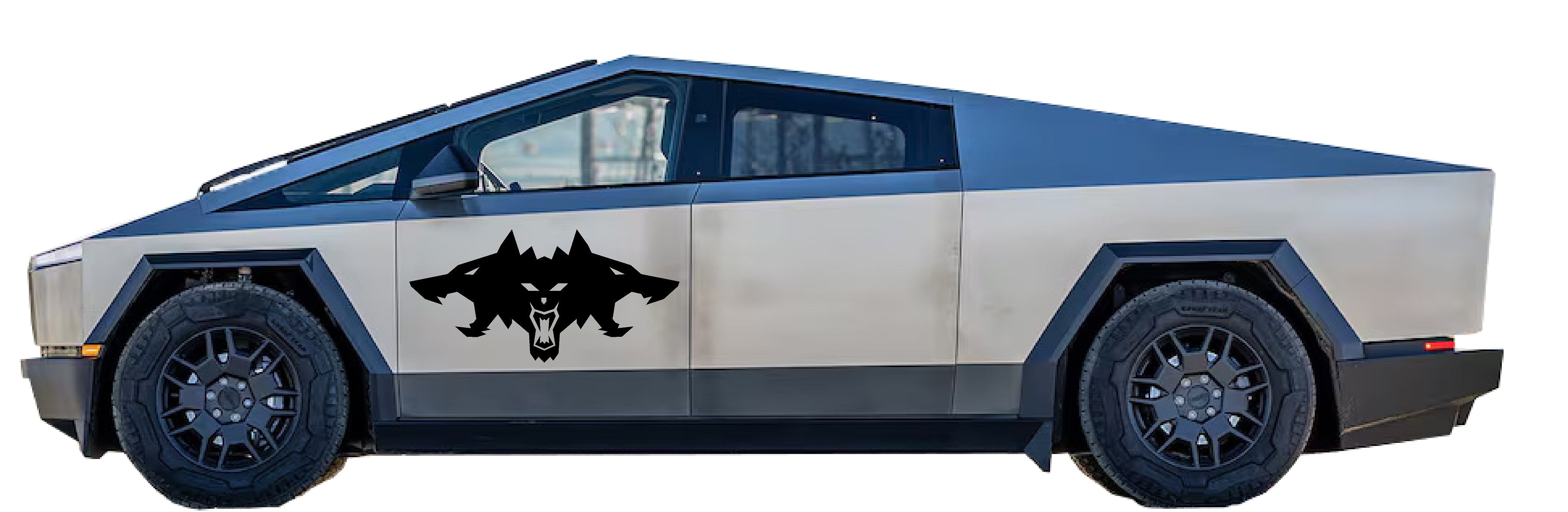 Cyberbeast Logo Door Decals For The 2023-2024 Tesla Cybertruck (x2 ...